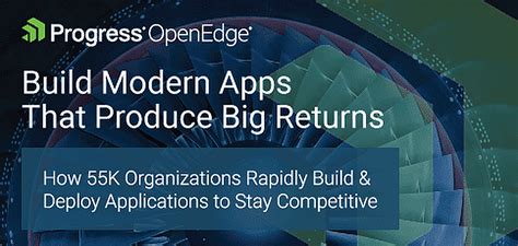 Progress® Openedge® App Development Platform — How 55k Organizations Rapidly Build And Deploy
