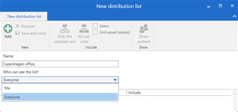 Distribution Lists F2 Docs