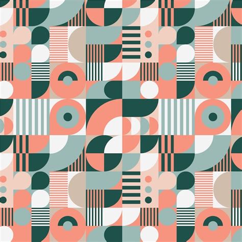 Free Vector Muted Color Palette Pattern