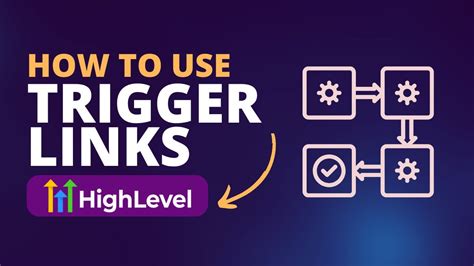 How To Create And Use Trigger Links Gohighlevel Youtube