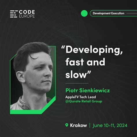 Code Europe On Linkedin Iosdevs Codeeurope24 Appletv Tvos Ecommerce