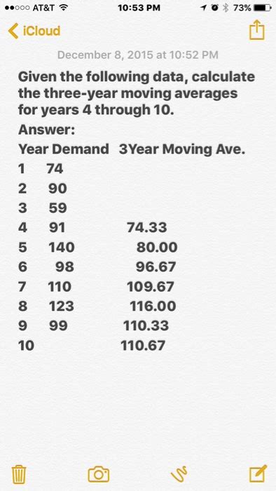 solved given the following data calculate the three year