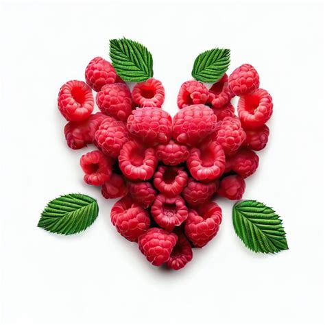 Premium Ai Image Raspberry In Artful Detail Generative Ai