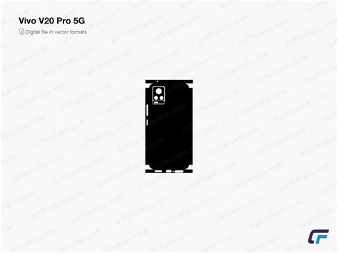 Vivo V20 Pro 5g 2020 Cut File Template Cutfilelabs