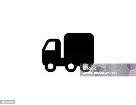 관절 로리 플랫 벡터 아이콘 격리 된 배달 트럭 반 이모티콘 일러스트 기호 벡터 객차에 대한 스톡 벡터 아트 및 기타 이미지
