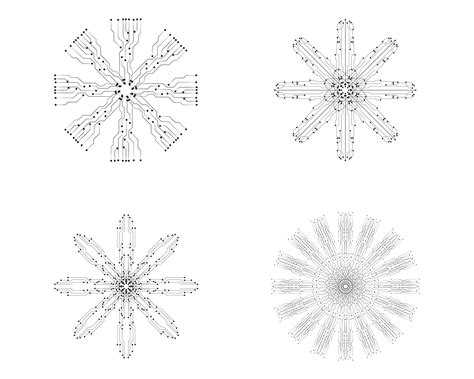 Circuit Illustration Vector Template Line 620676 Vector Art At Vecteezy
