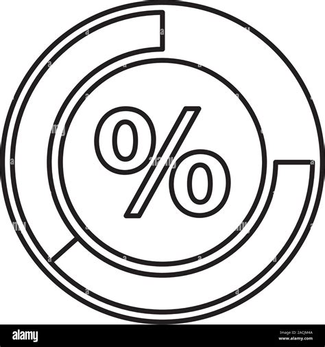 Percent Symbol Pin Isolated Icon Stock Vector Image Art Alamy