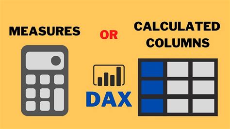 📊 Differences Between Measure And Calculated Column In Power Bi By