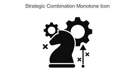 Strategic Combination Monotone Icon In Powerpoint Pptx Png And Editable Eps Format Ppt Powerpoint