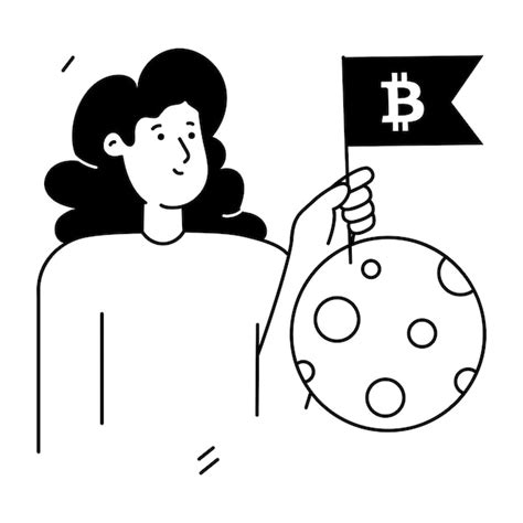 Premium Vector Check Out The Scalable Glyph Illustration Of Crypto Achievement