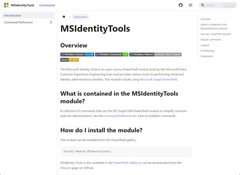 Msidentitytools Powershell Module 2058 Released Icewolf Blog