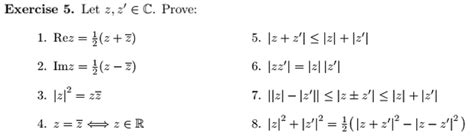 Solved Exercise Let Z Z InC Chegg Com