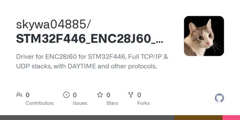 Github Skywa04885 Stm32f446 Enc28j60 Fuckyou Driver For Enc28j60 For Stm32f446 Full Tcp Ip