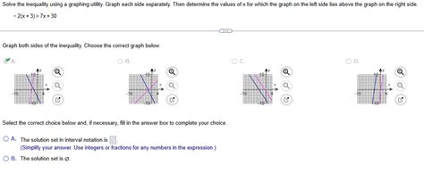 Solved Solve The Inequality Using A Graphing Utility Graph Chegg