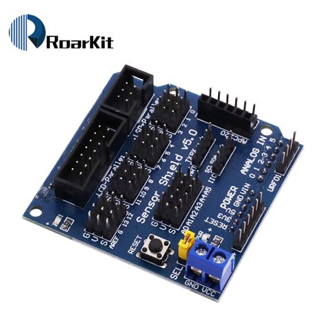 Sensor Shield V50 Expansion Board Uno Mega R3 V5 For Arduino