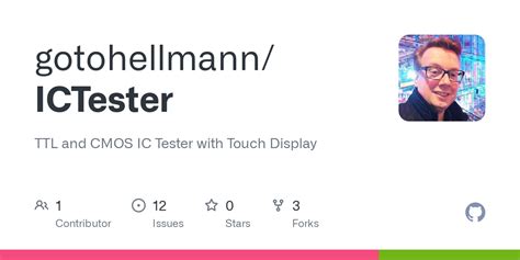 Github Gotohellmann Ictester Ttl And Cmos Ic Tester With Touch Display