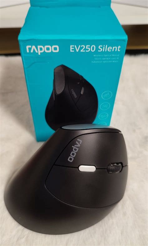 Rapoo Ev250 Silent Wireless Ergonomic Vertical Mouse Computers And Tech Parts And Accessories