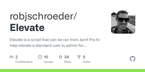 Github Robjschroederelevate Elevate Is A Script That Can Be Ran