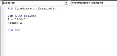 Type Mismatch Vba Tpoint Tech