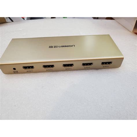 UGREEN 5 HDMI Input 1 HDMI Output HDMI Switch Switcher 2K X 4K High Speed 40279 Shopee Singapore