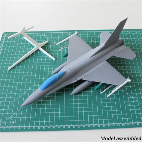 Stl File Static Model Kit Of A Modern Combat Jet ️・3d Printable Model To Download・cults
