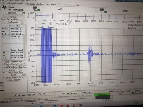 Afe5832evm Tsw1400evm Gui Data Converters Forum Data Converters