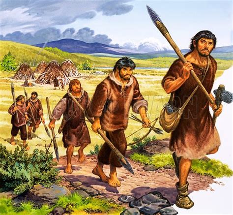 Early Hunters In The Stone Age