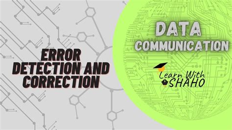 Data Communication Errors Detection And Correction Youtube