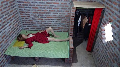 Full Video Days How To Make A Wooden Bed Alone Living Off Grid BUILD Log Cabin Farm