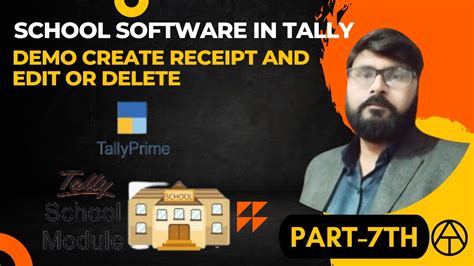 how to create school software in tally software part 7th with tally