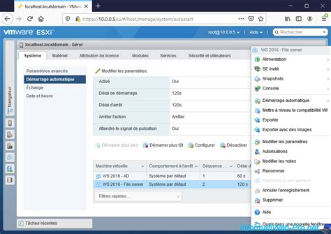 Put The Vmware Esxi 6 7 Server In Maintenance And Manage The Automatic