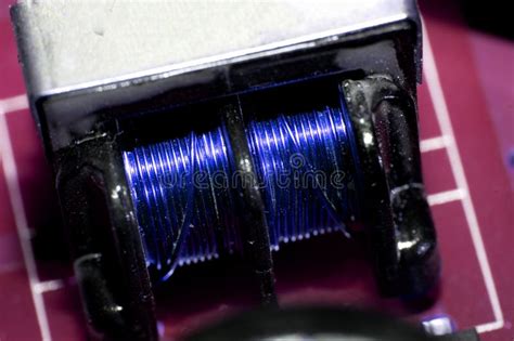 Abstract Close Up Of Electrical Computer Circuit For Background Stock