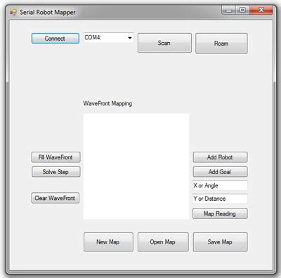 Visual C Serial Wavefront Mapping Interface General Discussions RobotShop Community