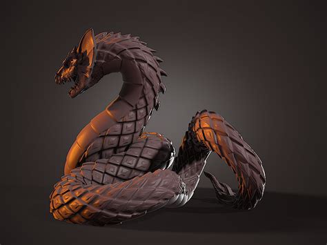 Free Stl File Basilisk 🎨・3d Printing Design To Download・cults