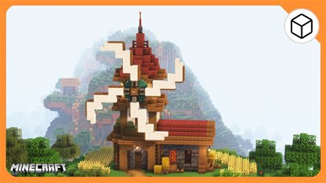 СРЕДНЕВЕКОВАЯ МЕЛЬНИЦА в майнкрафте Как построить ветряную мельницу пошаговый майнкрафт