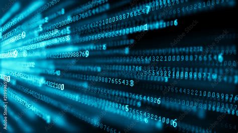 Data Technology Background Big Data Visualization Flow Of Data Information Code Background