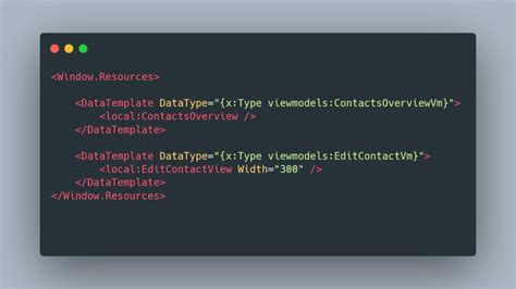 Efficient Navigation In Wpf Using Contentpresenter And Datatemplates