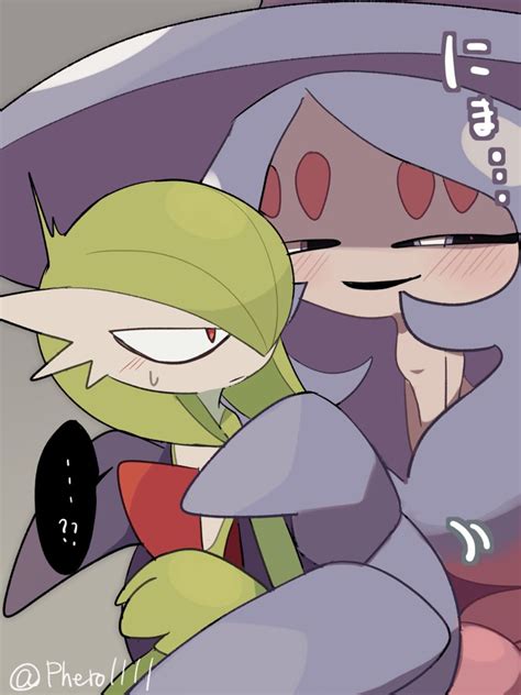 Gardevoir And Hatterene Pokemon Drawn By A Nya Danbooru