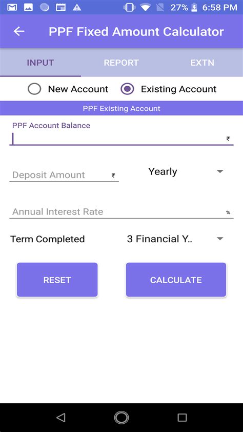 PPF Calculator