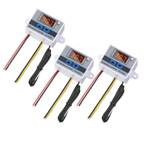 3pcs Xh W3001 Digital Led Temperature Controller Module Digital Thermostat Switch Electronic