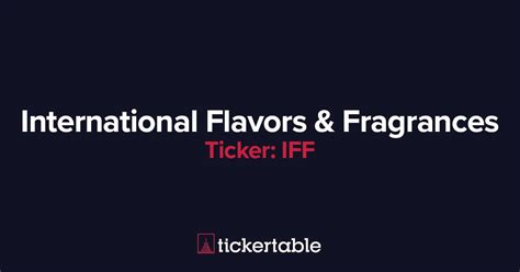 What Does International Flavors And Fragrances Do