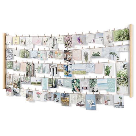 Купить Панно с зажимами для 80 фотографий Hangit дерево Umbra арт 1014966 390 с доставкой в