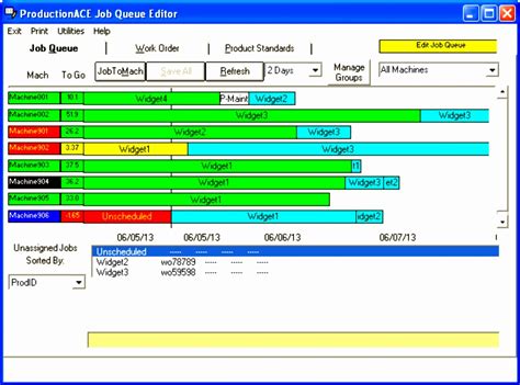 11 Production Scheduling Excel Template Excel Templates