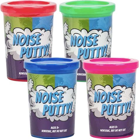 Noise Putty Assorted Colors Display Box 12 Pieces Per Box