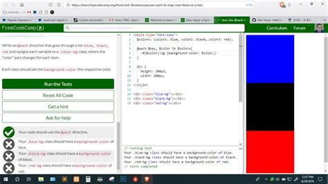 Introduction To Sass Challenges Is Full Of Bugs · Issue 17756