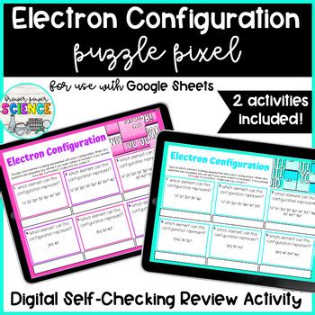 Electron Configuration Digital Activity By Brower Power Science TPT