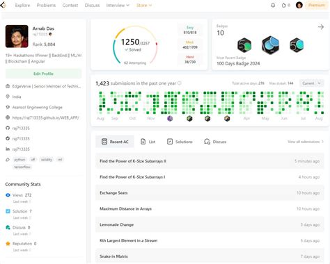 Arnab Das On Linkedin Leetcode Programming Python