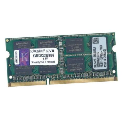 8go Ram Ddr3 Pc3 10600s Kingston Kvr1333d3s98g Sodimm Pc Portable
