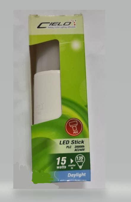 W Led Bulb Led Stick Plc Daylight Mentol Led Lazada