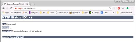 java start tomcat from eclipse can t connect stack overflow